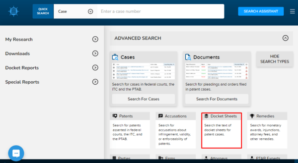 How do I set up an alert on new docket entries (filings) in specific cases? – Help Center